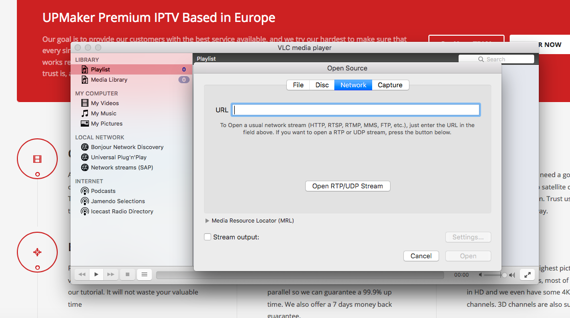 How to setup IPTV on VLC media player